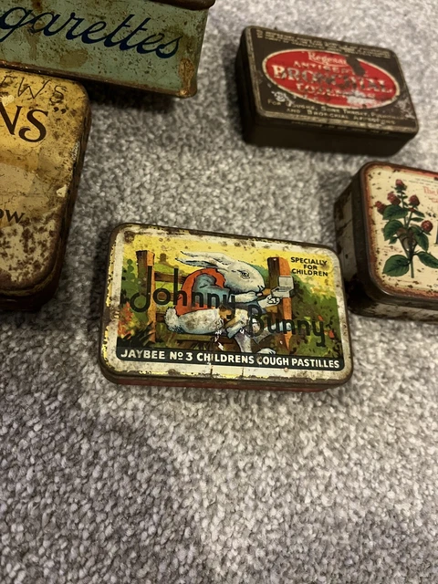 5X VINTAGE TINS. Tobacco Sweets Ect 1900s Rare Jonny Bunny Tin £0.99 ...