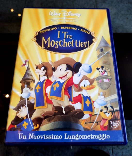 TOPOLINO PAPERINO PIPPO I TRE MOSCHETTIERI Walt Disney dvd per bambini cartoni EUR 7,50 ...