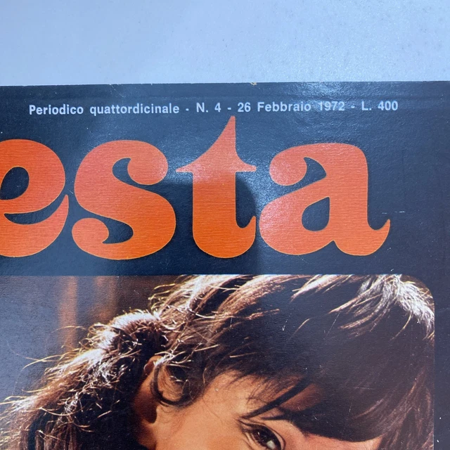 RIVISTA FIESTA N.4 Vintage Magazine 26 Febbraio 1972 EUR 35,00 ...