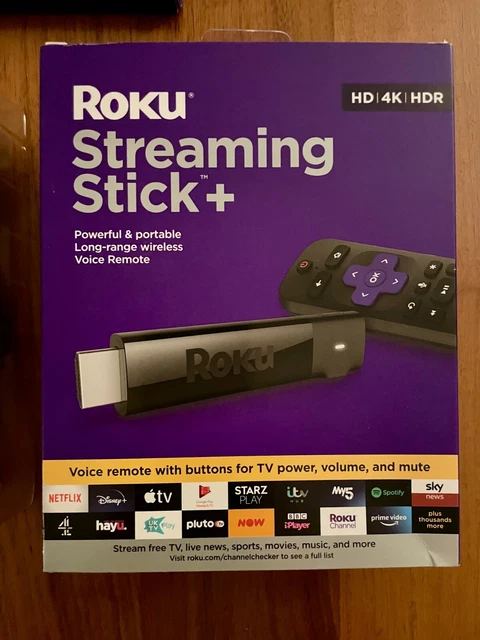 ROKU STREAMING STICK+ 4K HDR (3810EU) HDMI Media Streamer - Excellent ...