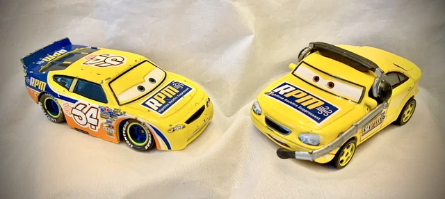 DISNEY PIXAR CARS Diecast - CHIEF RPM and RPM #64 Racer $22.67 ...