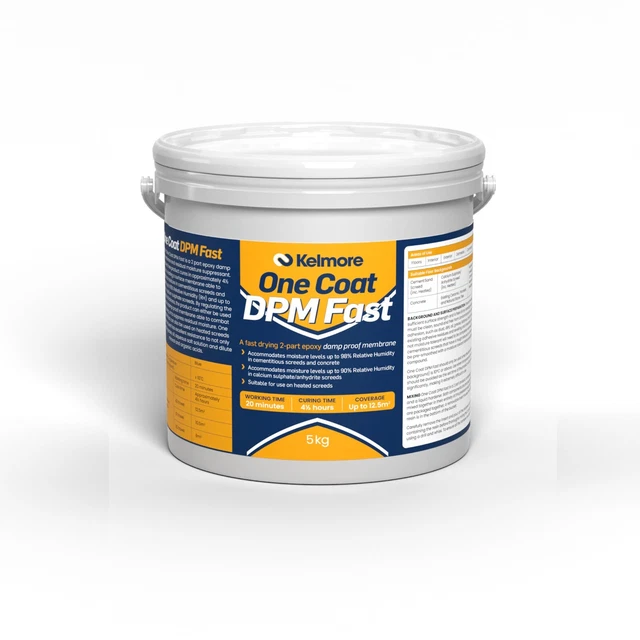 EPOXY RESIN DPM 5kg and 10kg Coloured/Blue Damp Proof Floor Coating ...