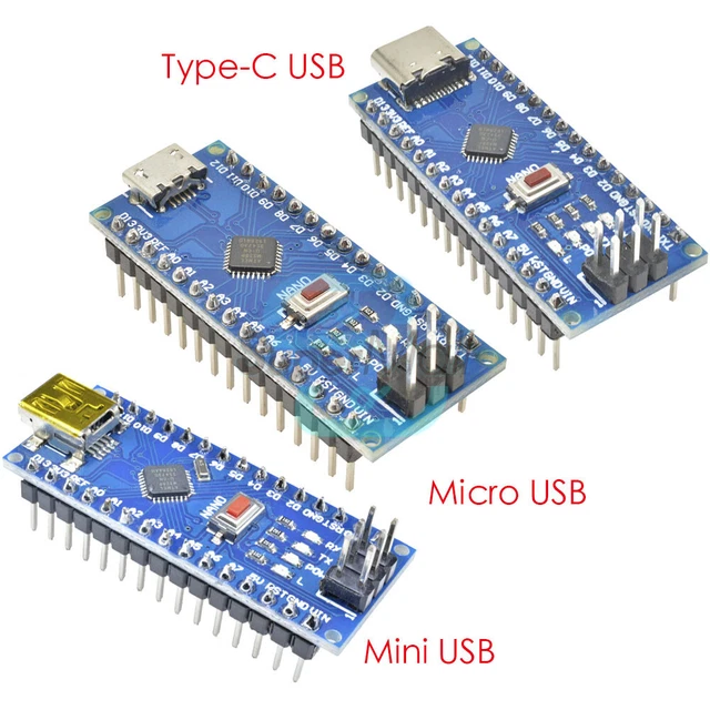 Nano V3 0 Atmega328p Controller Board Usb 5v 16m Welded Ch340g Eur 6 99