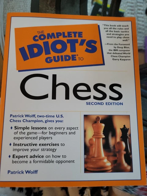THE COMPLETE IDIOT'S Guide to Chess (2nd Ed.) Pb $4.00 - PicClick