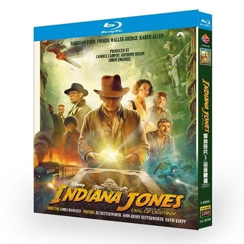 INDIANA JONES AND the Dial of Destiny (2023)-Blu-ray HD Movie 1 Disc ...