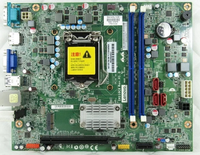 GENUINE LENOVO S510 SFF DESKTOP MOTHERBOARD H110 WIN DPK 00XK027 £18.00 ...