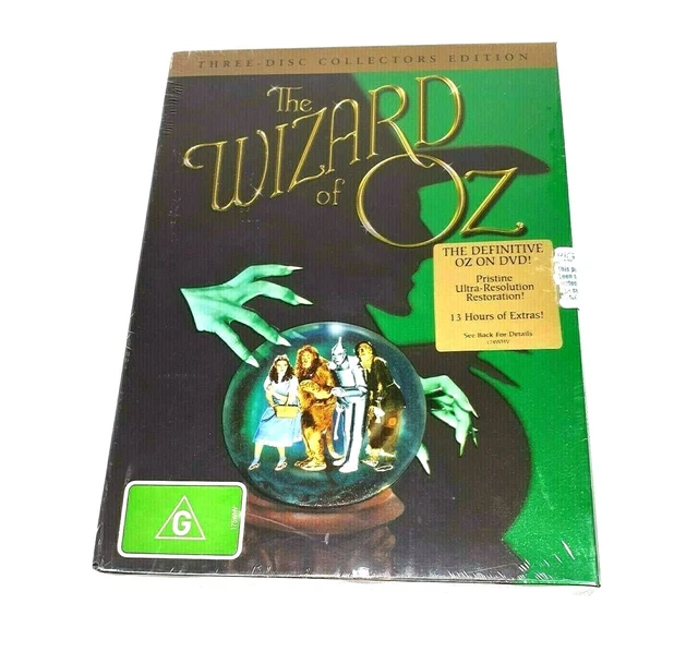 THE WIZARD OF Oz 3 Disc Collectors Edition DVD Judy Garland Musical ...