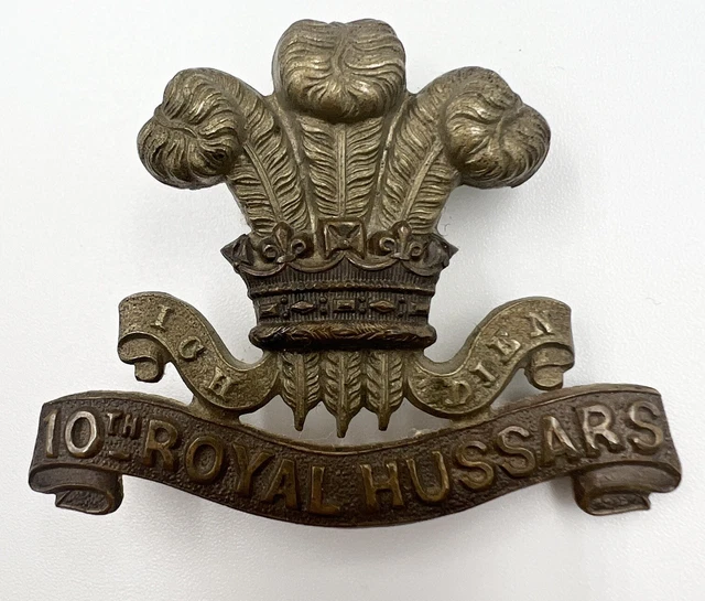 GENUINE VICTORIAN 10TH Royal Hussars Cap Badge £12.00 - PicClick UK