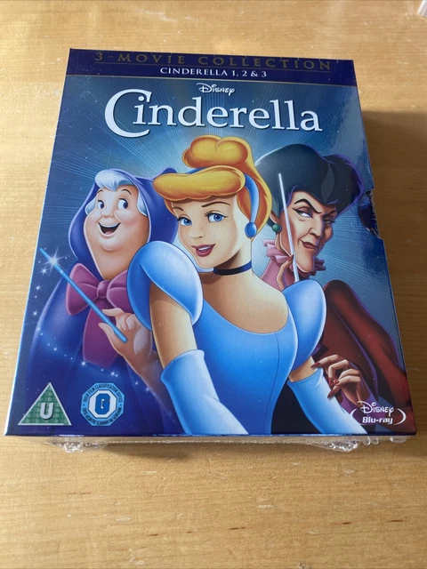 CINDERELLA 1,2 & 3 (Blu-ray) Box Set New & Sealed 1-3 3 Movie ...