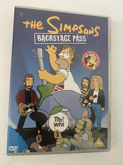 THE SIMPSONS - Backstage Pass (DVD, 2002) *Like New* Dan Castellaneta ...