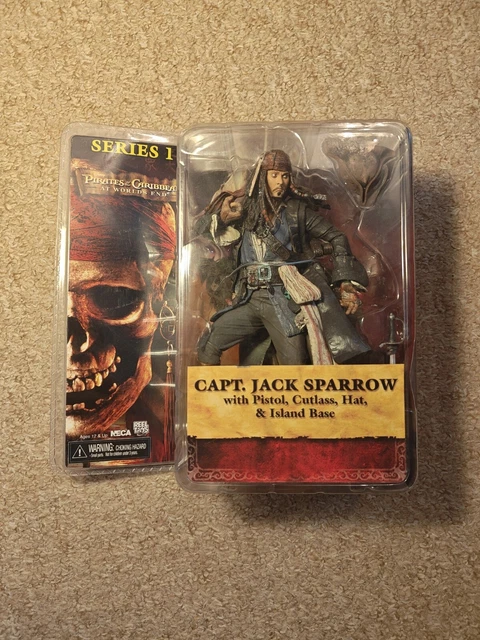 DISNEY PIRATES OF the Caribbean: Capt. Jack Sparrow Figure - NECA ...