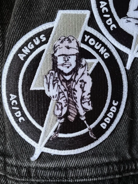 AC/DC ANGUS YOUNG DDDDC Embroidered Patch $15.00 - PicClick AU