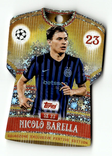 TOPPS MATCH ATTAX CL 2025-26 No. SZ 23 Nicolo Barella Squadzone Exclusive £1.57 - PicClick UK