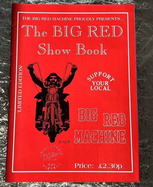 THE BIG RED Machine Hell's Angels Magazine No 1 Limited Series Biker ...