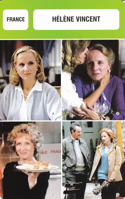 FICHE CINÉMA - Actrices - HELENE VINCENT EUR 2,10 - PicClick FR