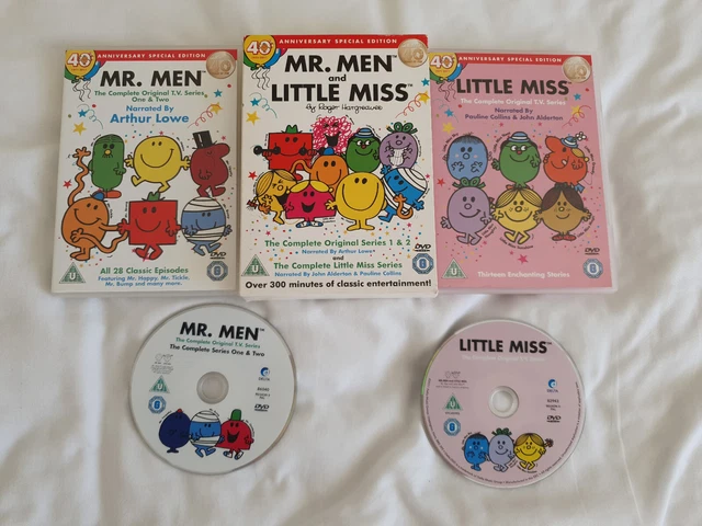 MR. MEN AND Little Miss - Complete Series ANNIVERSARY EDITION (R2 DVD ...
