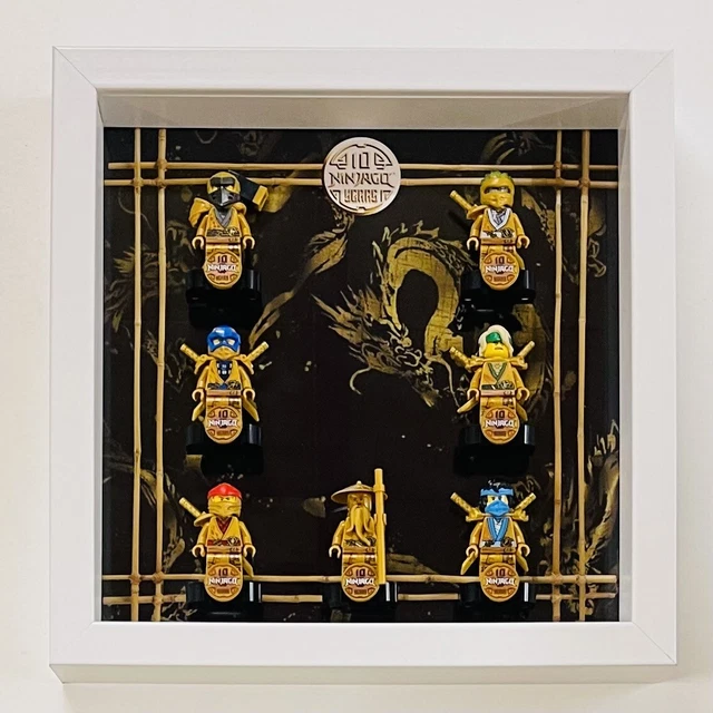 DISPLAY CASE FRAME for Lego ® Ninjago 10th Anniversary Golden ...