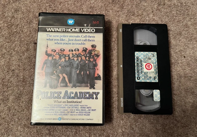 POLICE ACADEMY ON VHS Tape [Big Box Ex-Rental] £22.99 - PicClick UK