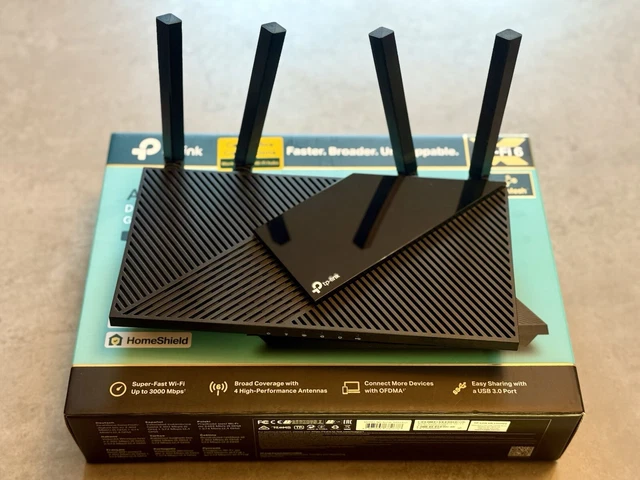 TP-LINK NEXT-GEN WI-FI 6 AX3000 Mbps Gigabit Dual Band Wireless Router ...