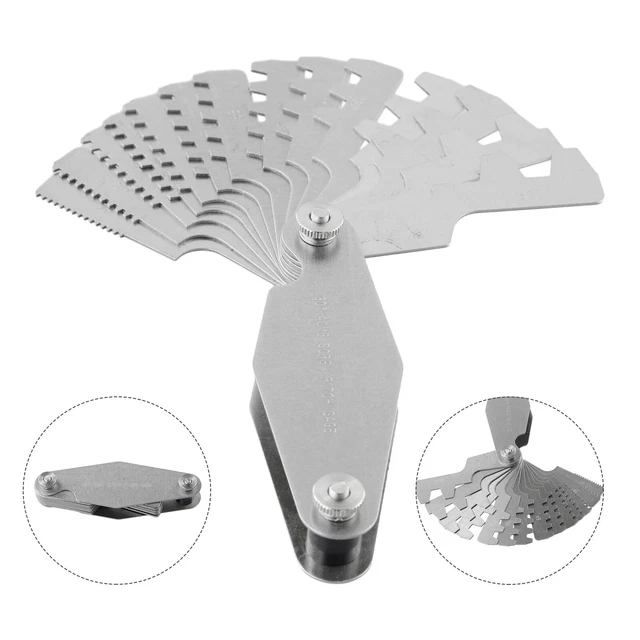 STAINLESS STEEL T Thread Gauge with Laser Markings Measures TR30 Screw ...