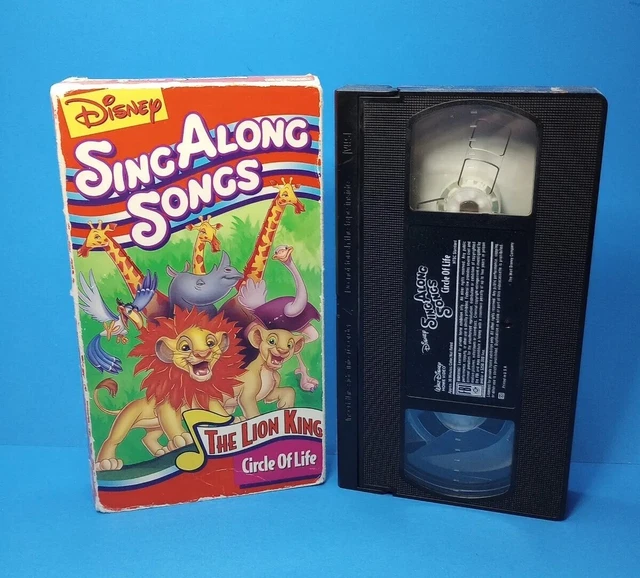 DISNEYS SING ALONG Songs The Lion King: Circle of Life (VHS, 1994) RARE ...