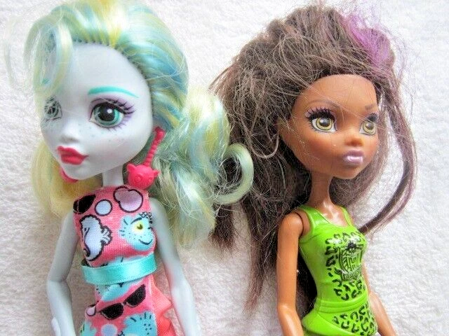 2016 MATTEL MONSTER High ~LAGOONA BLUE Emoji & CLAWDEEN WOLF ...