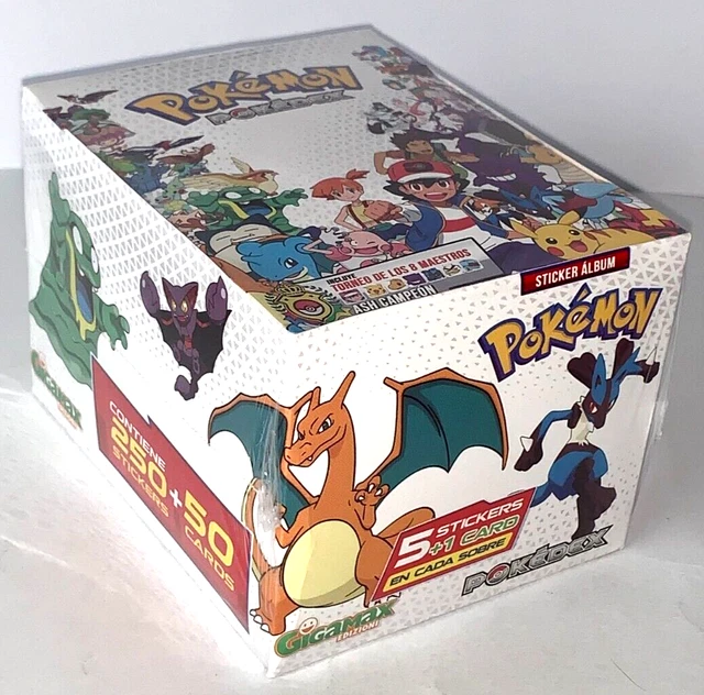 BOX POKEMON POKEDEX Gigamax Edition PERU TCG 2022 - Stickers & Cards ...