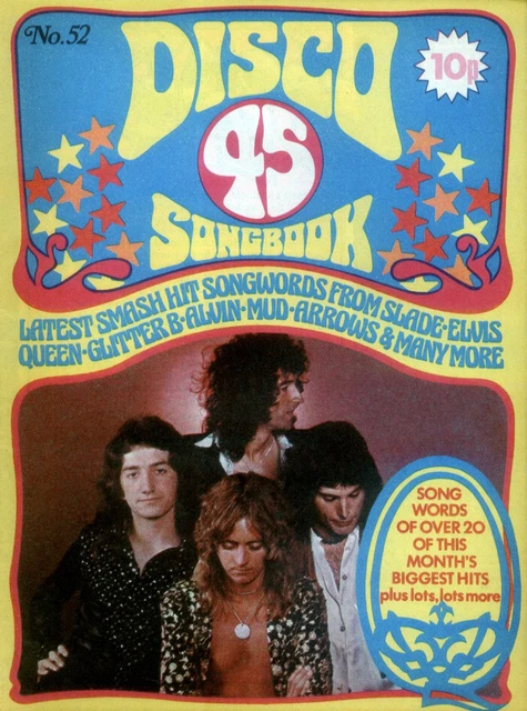 DISCO 45 MAGAZINE 1975 . Queen Freddie Mercury Front Cover £14.99 ...