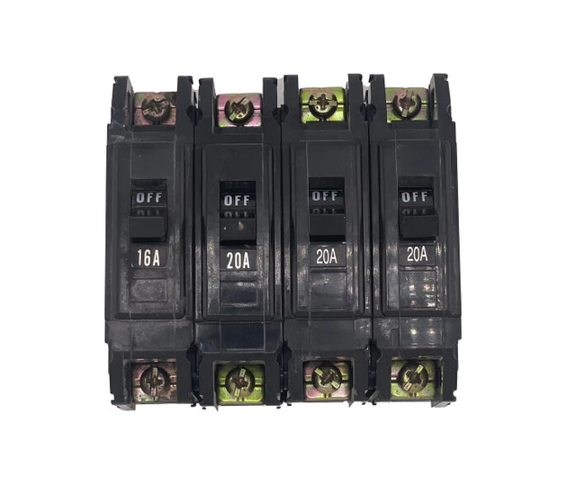 NHP SAFE-T CIRCUIT Breaker Terasaki 16A 20A 6kA 250VAC 50/60Hz $20.00 ...