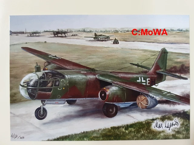 POSTKARTE (AR-234 BEIM Start), Wehrmacht, Luftwaffe, Arado, german ...