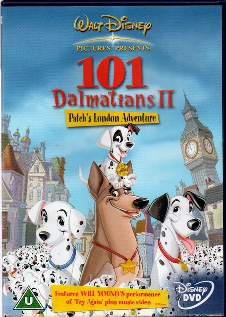 101 DALMATIANS 2 - Patch's London Adventure (Disney DVD, 2003) £3.49 ...