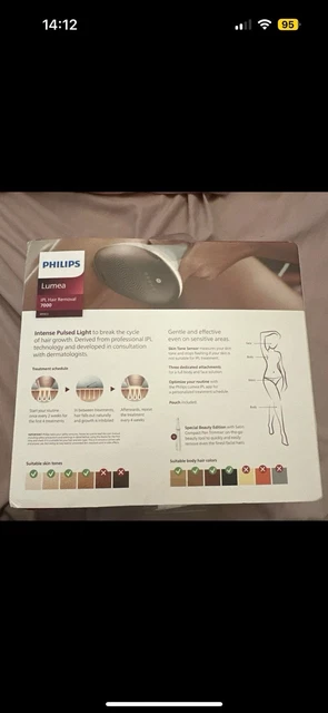 PHILIPS LUMEA IPL 7000 Series Hair Removal Device £239.90 - PicClick UK