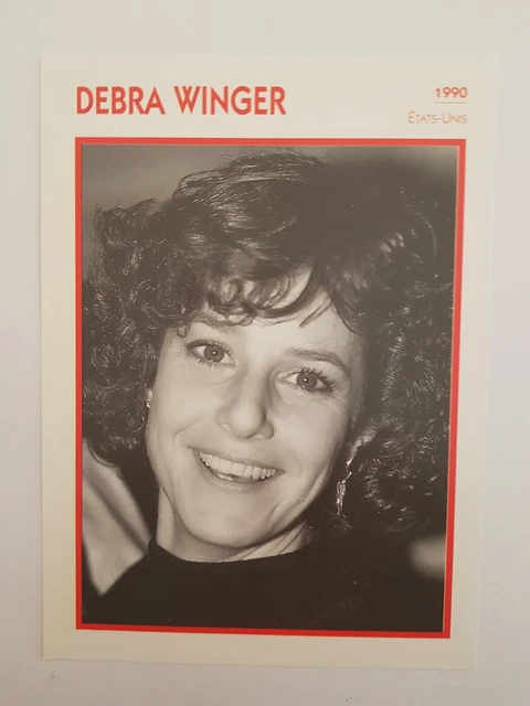 DEBRA WINGER - Carte Fiche Cinema Portrait De Star EUR 2,50 - PicClick FR