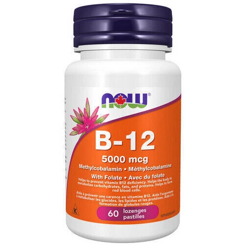 B-12 METILCOBALAMINA 5,000 Mcg Microgrammi 60 Lozenges Da Now EUR 62,64 ...