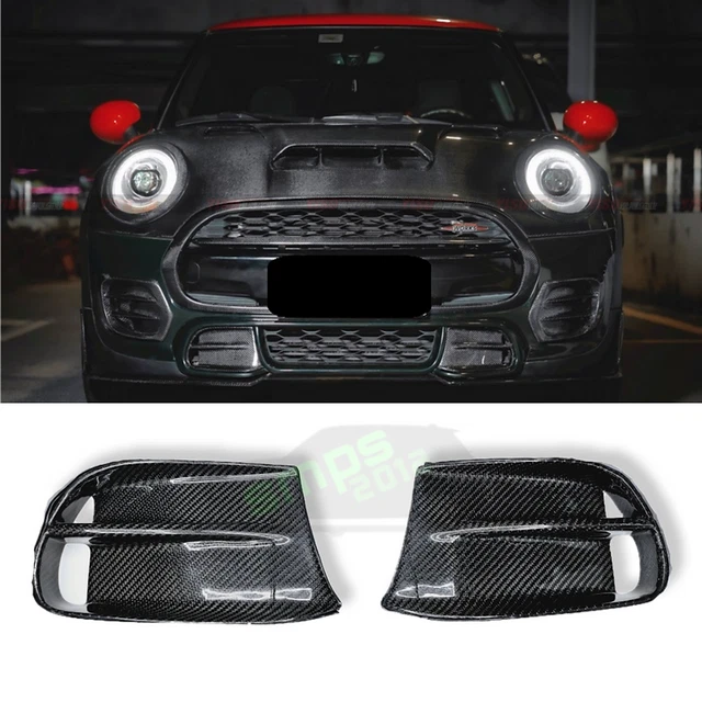MINI F55, F56, F57 JCW Genuine Carbon Fiber Aerodynamic Lower Vents £ ...