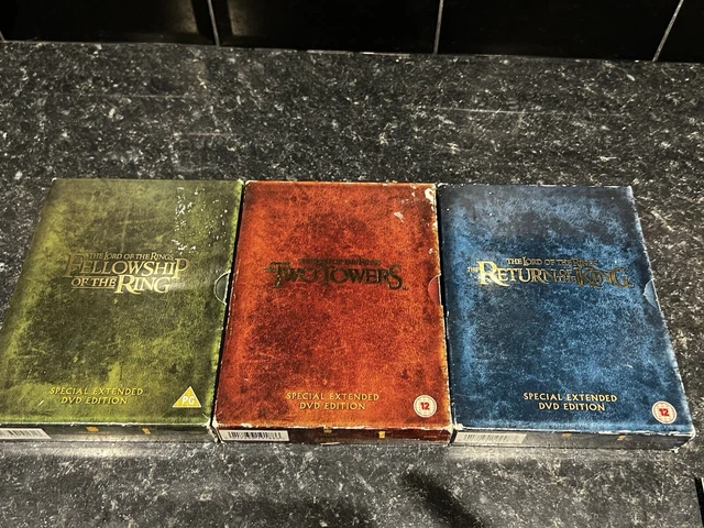 LORD OF THE Rings Trilogy Extended Version DVD Set - Region 2 £5.00 ...