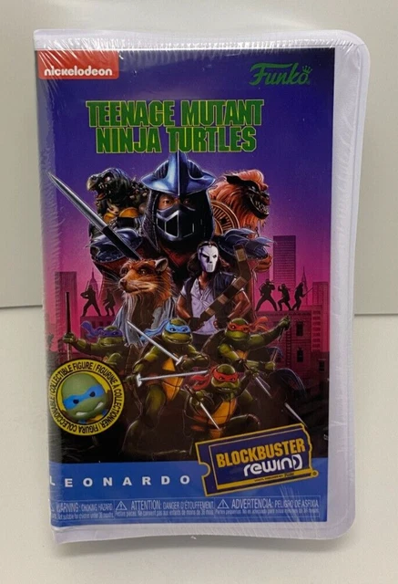 FUNKO BLOCKBUSTER REWIND - TMNT Teenage Mutant Ninja Turtles Leonardo ...