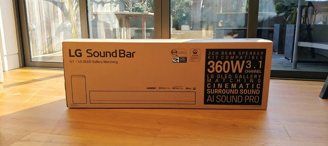 LG | G1 OLED Gallery Matching Sound Bar & Subwoofer - Brand New ...