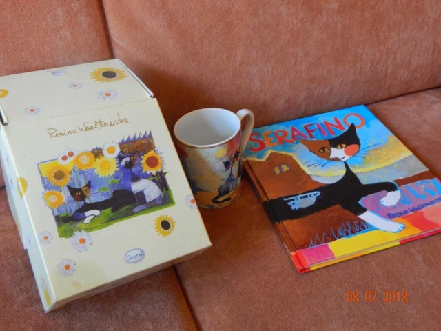 ROSINA WACHTMEISTER Tasse Goebel Romantico Serafina + Buch Serafino EUR ...