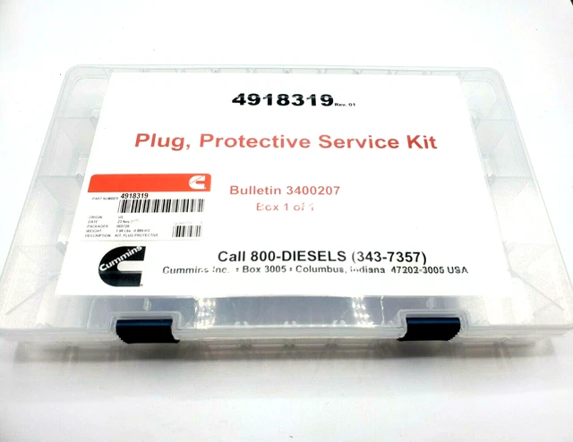 CUMMINS PLUG,PROTECTIVE 4918319 Engine Family: Signature, ISX, ISX ...
