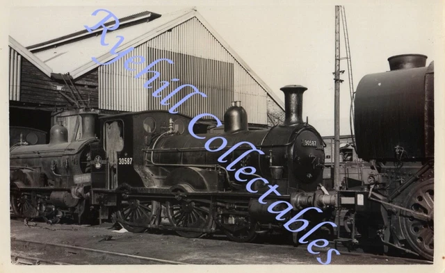 STEAM BRITISH RAIL Railway Photo (RC 22161) 30587 Beattie 2-4-0 1874 ...