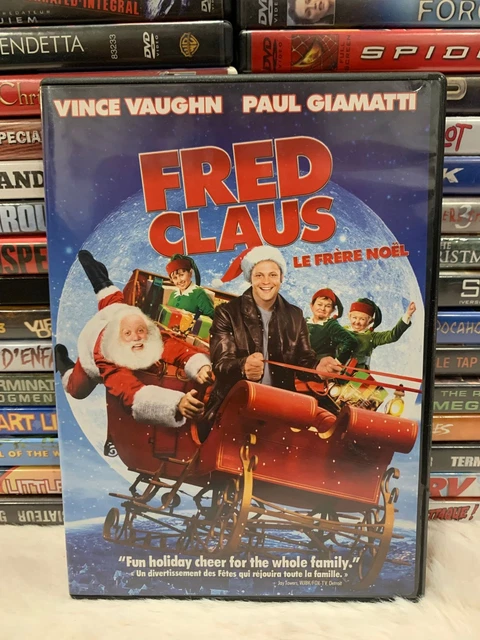 FRED CLAUS DVD Vince Vaughn Paul Giamatti Family Holiday Comedy ...