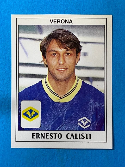 FIGURINE CALCIATORI PANINI 1989-90 1990 n.340 Ernesto Calisti Verona ...