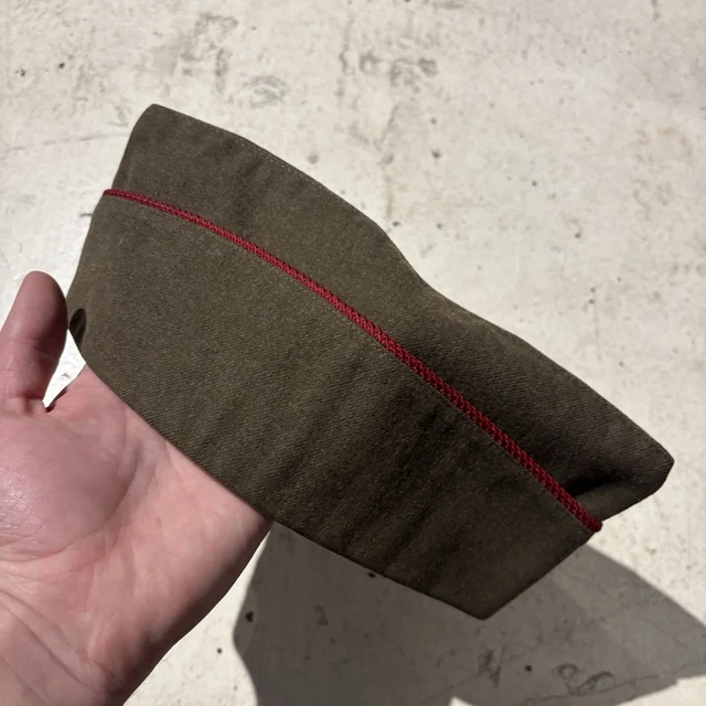 VINTAGE WW2 MILITARY Uniform Hat Dress Uniform Green Wool £5.28 ...