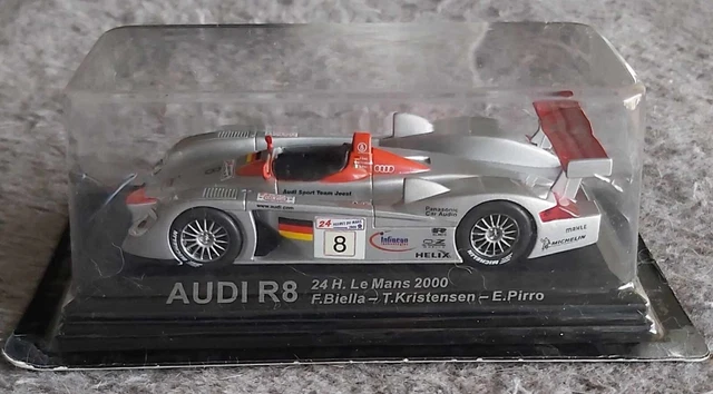AUDI R8 24H Du Mans 2000 N°8 1/43e IXO Presse (objet neuf sous blister ...