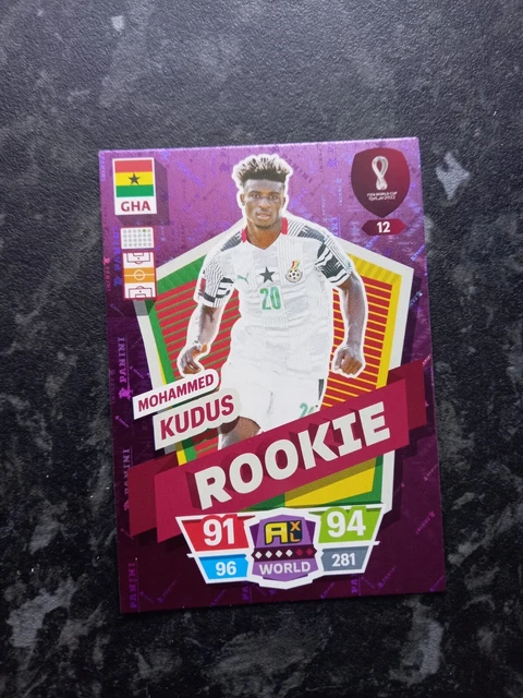 PANINI FIFA WORLD Cup Qatar 2022 Trading Card, Mohammed Kudus, Rookie ...