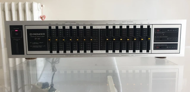 PIONEER GR-560 GRAPHIC EQUALIZER 7 BAND LINEAR CONTROL Equalizzatore GR ...