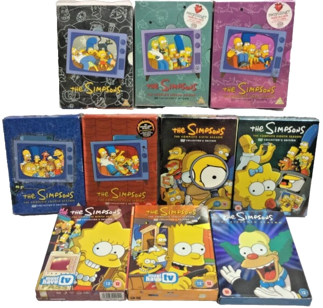 THE SIMPSONS COMPLETE Seasons DVD Box Set Collector's Editions 10 ...