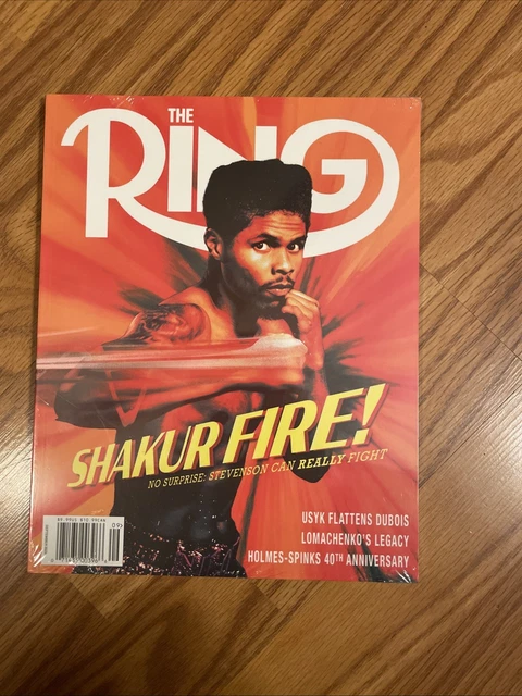 THE RING MAGAZINE | Sept 2025 | Shakur Fire! | Shakur Stevenson - New ...