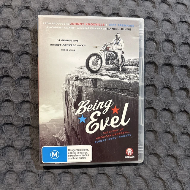 BEING EVEL DVD - Evel Knievel Documentary Johnny Knoxville Region 4 ...